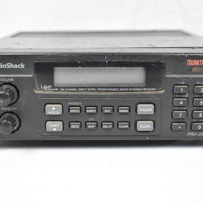 Radio Shack Trunktracker 800 MHz Programmable AM/FM Scanning Receiver ...