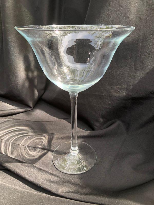 Large Glass Stemmed Dish | EstateSales.org