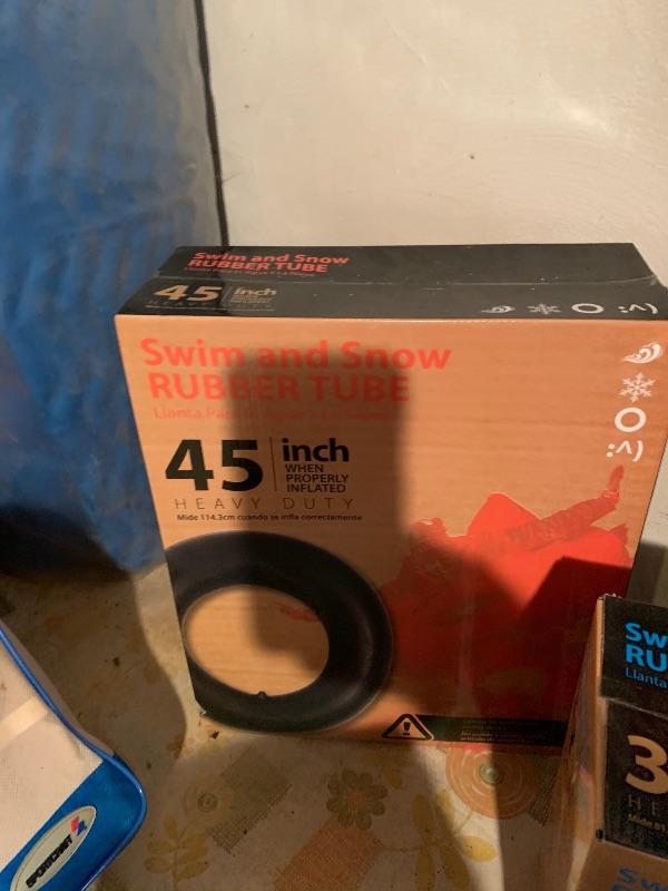 45" rubber swim tube NIB | EstateSales.org