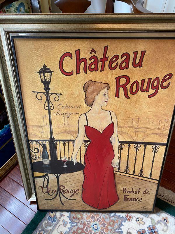 Chateau Rouge Poster | EstateSales.org