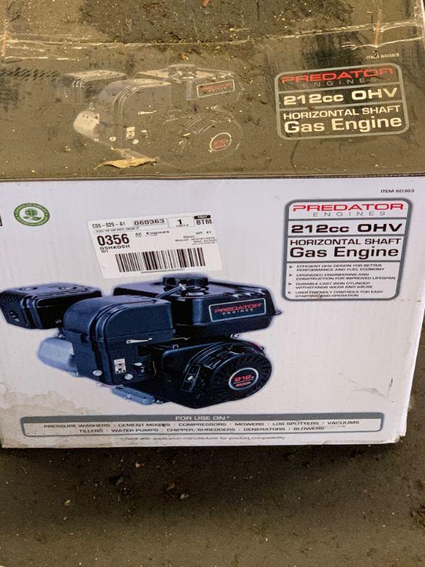 NIB Predator 212 CC OHV horizontal shaft engine | EstateSales.org