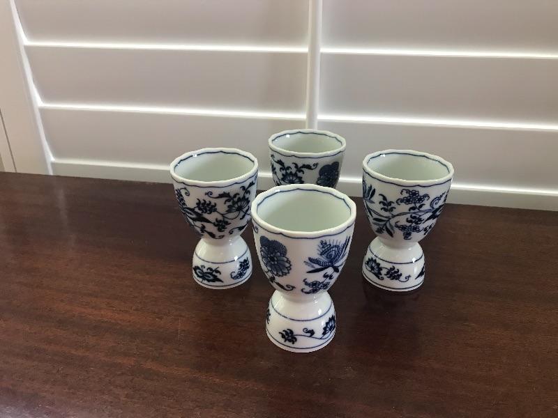 Blue Danube Egg Cups | EstateSales.org