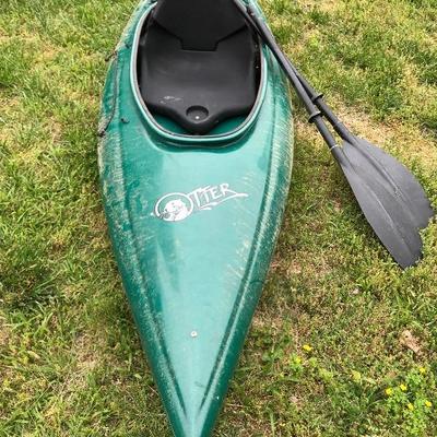 Lot #570 Old Town Otter Kayak and Oars | EstateSales.org
