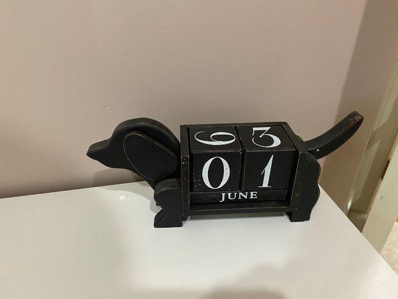 Calendar - Dog/Block/Black | EstateSales.org