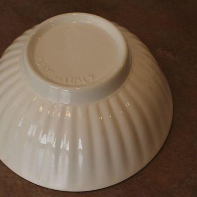 Large MADE IN ITALY Mixing Bowl w/ Wooden Mixing Forks Combo ...