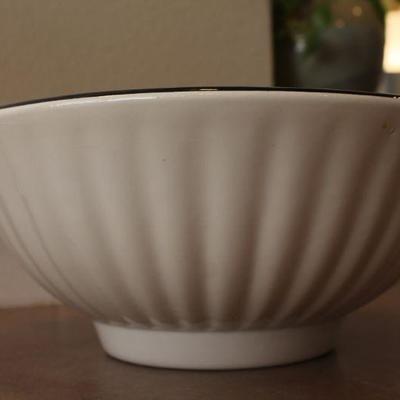 Large MADE IN ITALY Mixing Bowl w/ Wooden Mixing Forks Combo ...