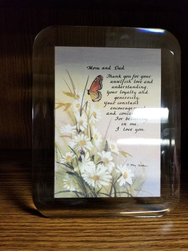 Mom & Dad Gratuity Sign | EstateSales.org