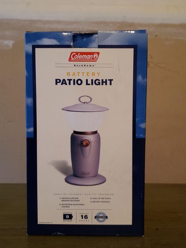 Lot 77: Coleman Battery Operated Porch Light | EstateSales.org