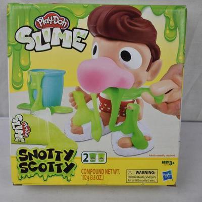 Play-Doh Slime Snotty Scotty Playset with 2 Cans of Slime Snot - New ...