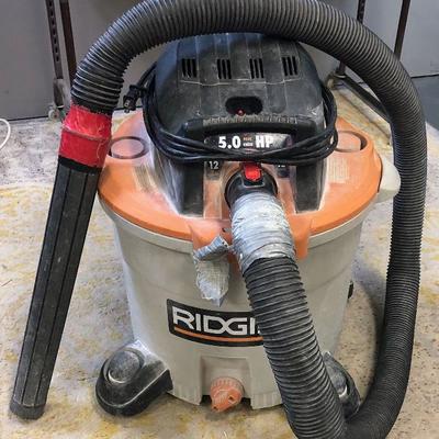 #206 Ridgid 5 HP powered SHOP VAC | EstateSales.org
