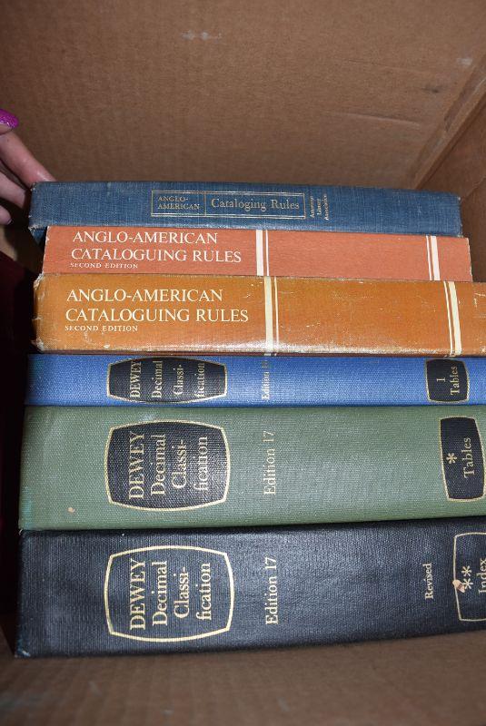 8 Non-Fiction Vintage Books on Dewey Decimal System & Cataloguing ...