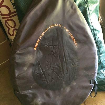 Lot S25: Pugg PortablePop-Up 6 foot Soccer Goal | EstateSales.org