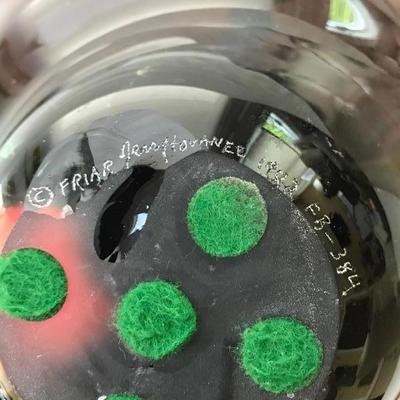 Lot #95 1982 Signed Hand Blown Glass Bowl By Jerry Hovanec ...