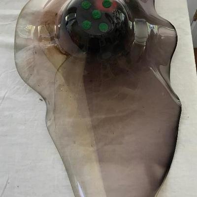 Lot #95 1982 Signed Hand Blown Glass Bowl By Jerry Hovanec ...