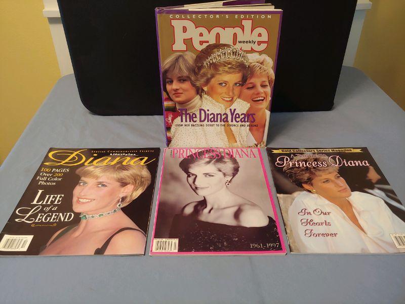 Diana collection, 3 magazines and 1 book | EstateSales.org