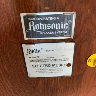 Leslie 705 Rotosonic organ speaker | EstateSales.org