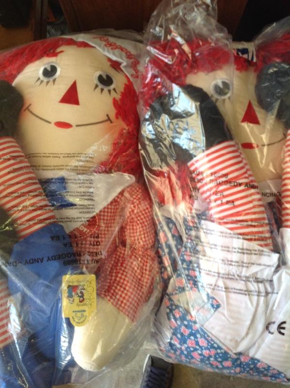 Raggedy Ann Raggedy Andy life size dolls | EstateSales.org