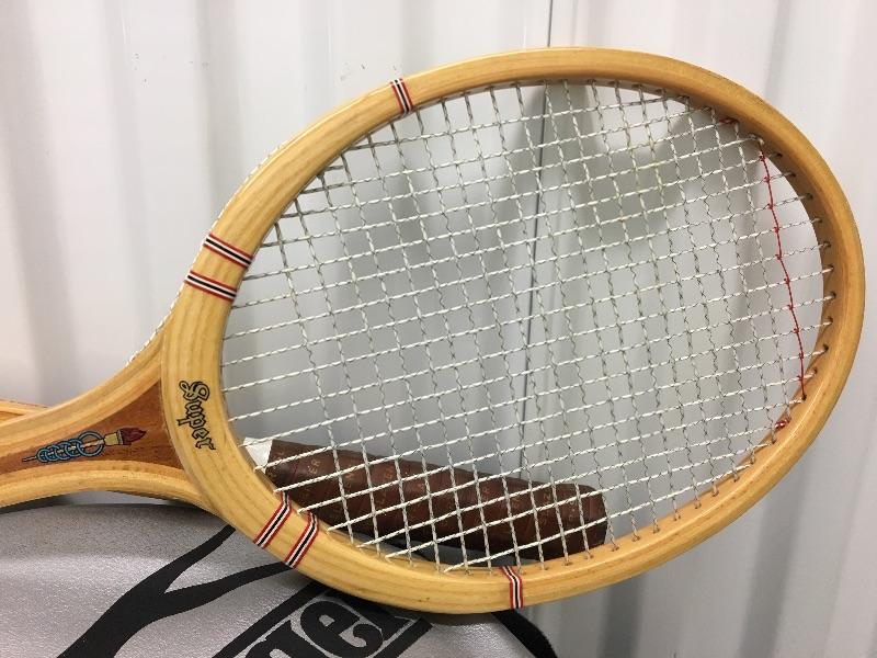 2 Vintage Slazenger Challenger No. 1 and Super PAIR of Tennis Racket ...