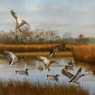 212: Original Waterfowl Oil painting by David T. Turnbaugh ...