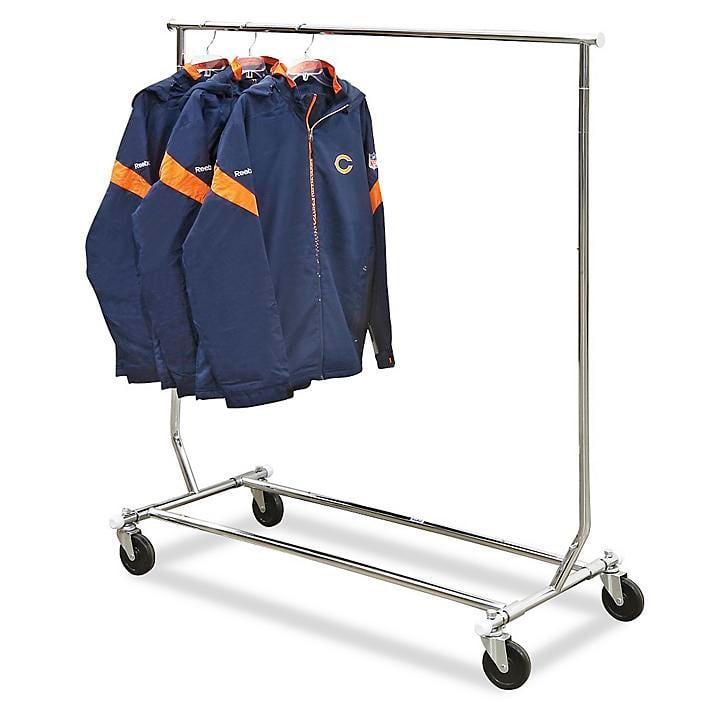 INDUSTRIAL ROLLING CLOTHES RACK BRAND NEW FROM ULINE (n/a for pickup ...