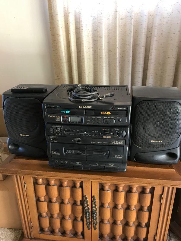 Vintage SHARP Boombox Stereo System GX-CH150 | EstateSales.org