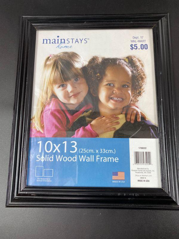 MAINSTAYS HOME 10 X 13 SOLID WOOD WALL FRAME | EstateSales.org
