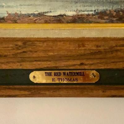 Lot 54 - Antique E. Thomas Painting | EstateSales.org