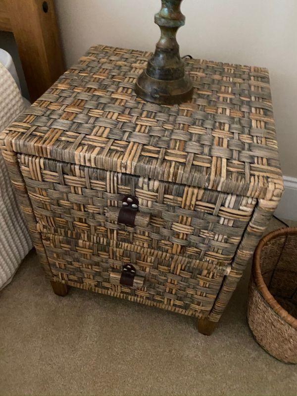 Rattan Storage Unit | EstateSales.org