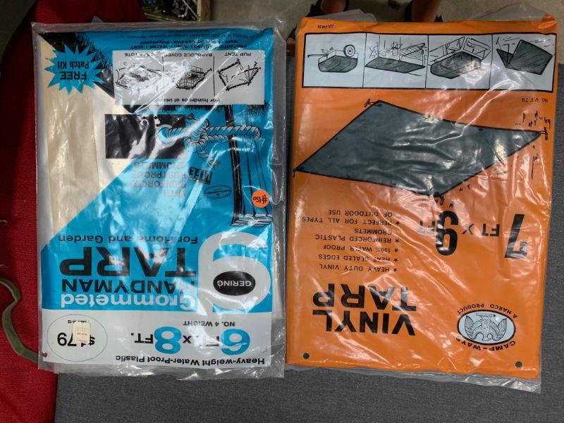 #150 Vintage Tarps Never Used | EstateSales.org