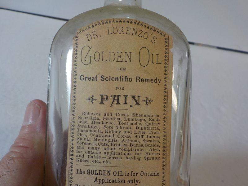 " Late 1800's early 1900's Dr. Lorenzo's pain reliever medicine ...