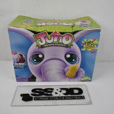 Juno My Baby Elephant, Interactive Moving Trunk, Sounds and Movements ...