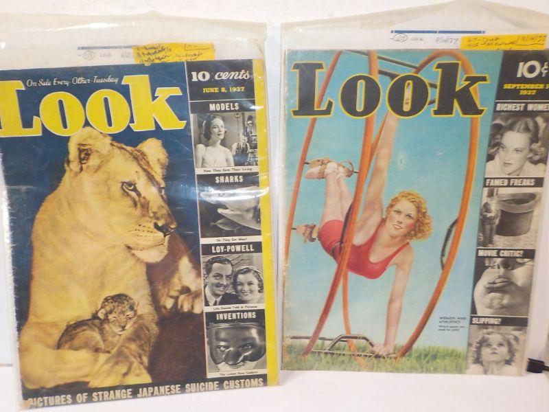 " 2- 1937 Look Magazines super articles". | EstateSales.org