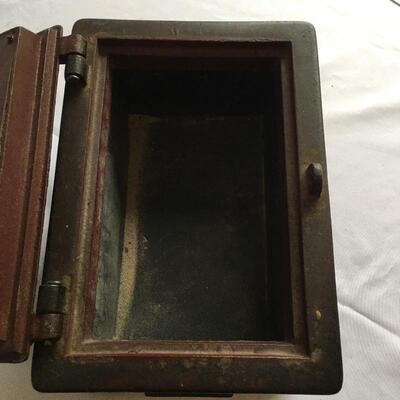 Lot 140 - Antique Fire Proof Strong Box | EstateSales.org