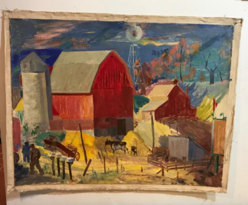 390: Glen Ranney Original Oil Painting | EstateSales.org