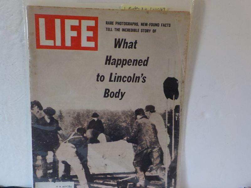 " The 1963 story of what happen to President Lincolns Body ...
