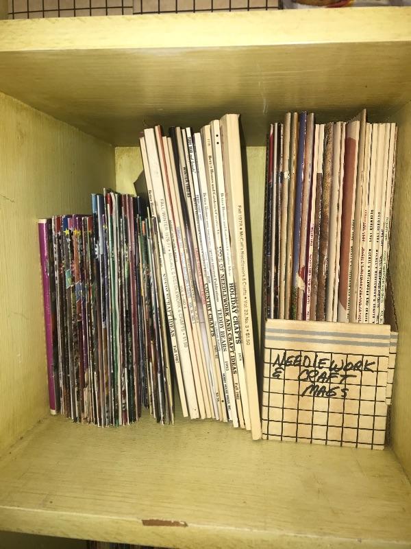 Lot of Vintage Needlework & Crochet Magazines Cubby #9 | EstateSales.org