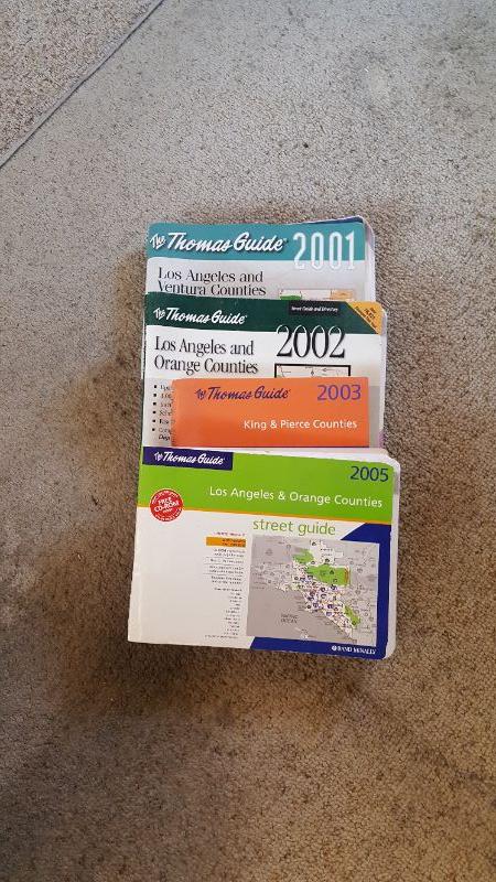 Lot of 2001-2003 + 2005 Thomas Guides | EstateSales.org
