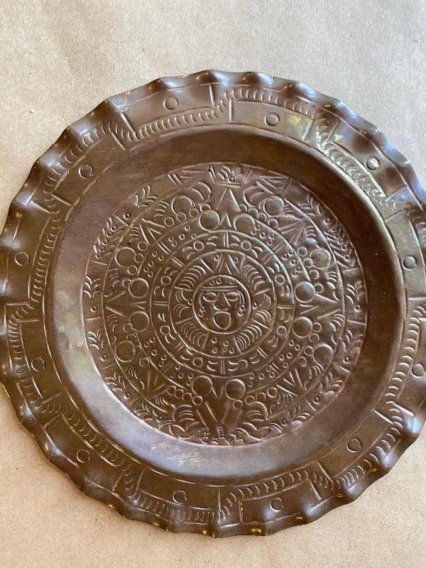 Mexico copper plate | EstateSales.org