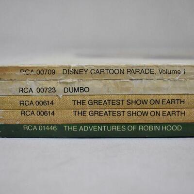 4 Movies on CED SelectaVision VideoDiscs: Disney. Vintage 1980s ...
