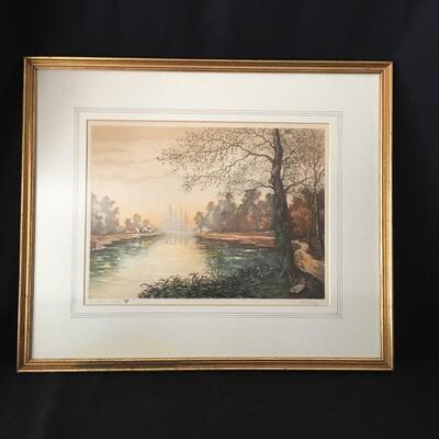 Lot 125 - Andre Raffray Signed Print | EstateSales.org