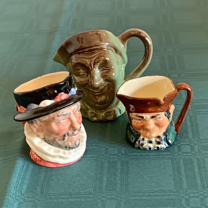 LOT 196 ROYAL DOULTON CHARACTER MINIATURE TOBY MUGS | EstateSales.org