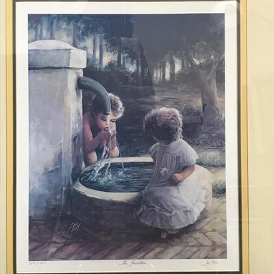 Sue Etem “The Fountain“ LE Print 267/500 | EstateSales.org