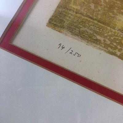 #344 NEAT Picture THE CLOWN #'ed Print 94 of 250 By A. GARIN ...