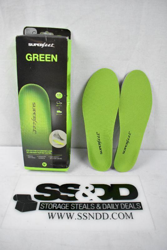 Superfeet Green Foot Support Inserts Size C: Mens 5.5-7/Women's 6.5-8 ...