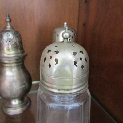LOT 45 THREE ANTIQUE SHAKERS | EstateSales.org