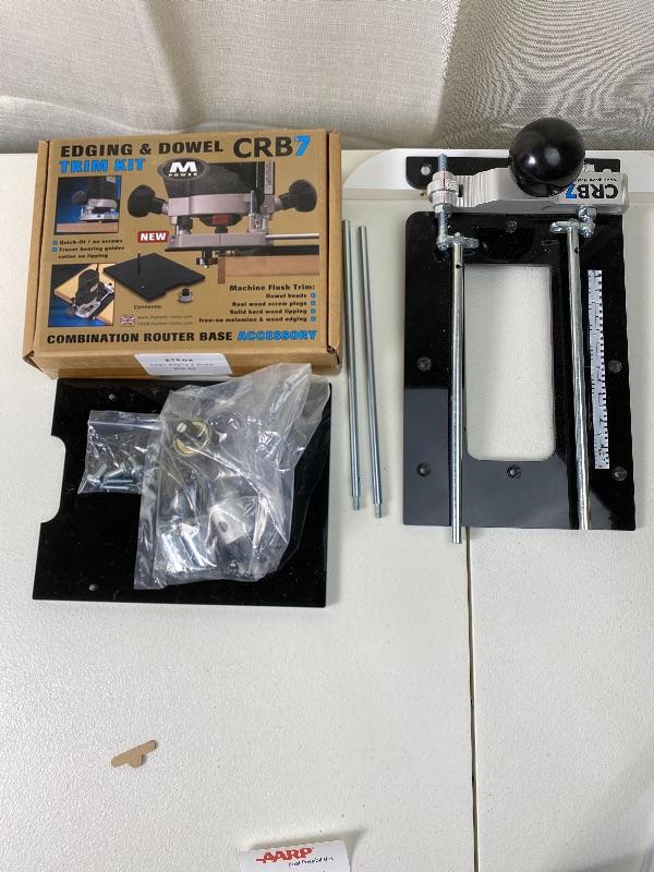 Lot #33 s M Power CRB7 Base Side Fence Kit compass Kit Edging and Dowel ...