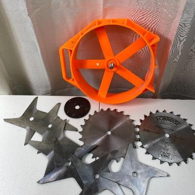 Lot# 46 s FORREST Dado King w/6 chipper Blades 6 Spacers Woodworking ...