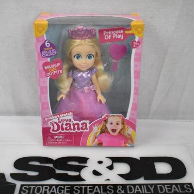 Pocket.Watch Love, Diana Doll, Princess of Play - New | EstateSales.org
