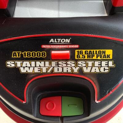 Alton Stainless Steel 16 Gallon Wet/Dry Vac | EstateSales.org