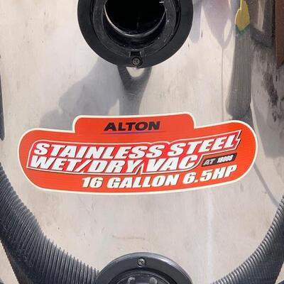 Alton Stainless Steel 16 Gallon Wet/Dry Vac | EstateSales.org